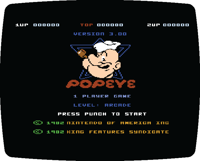 Popeye – Opcode Games Website